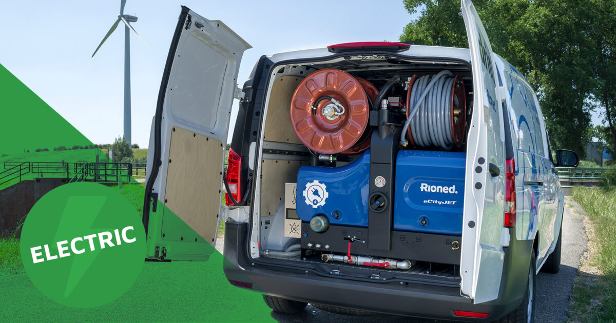 eCityJet Sewer Cleaning Van Pack Drain Jetter | Rioned